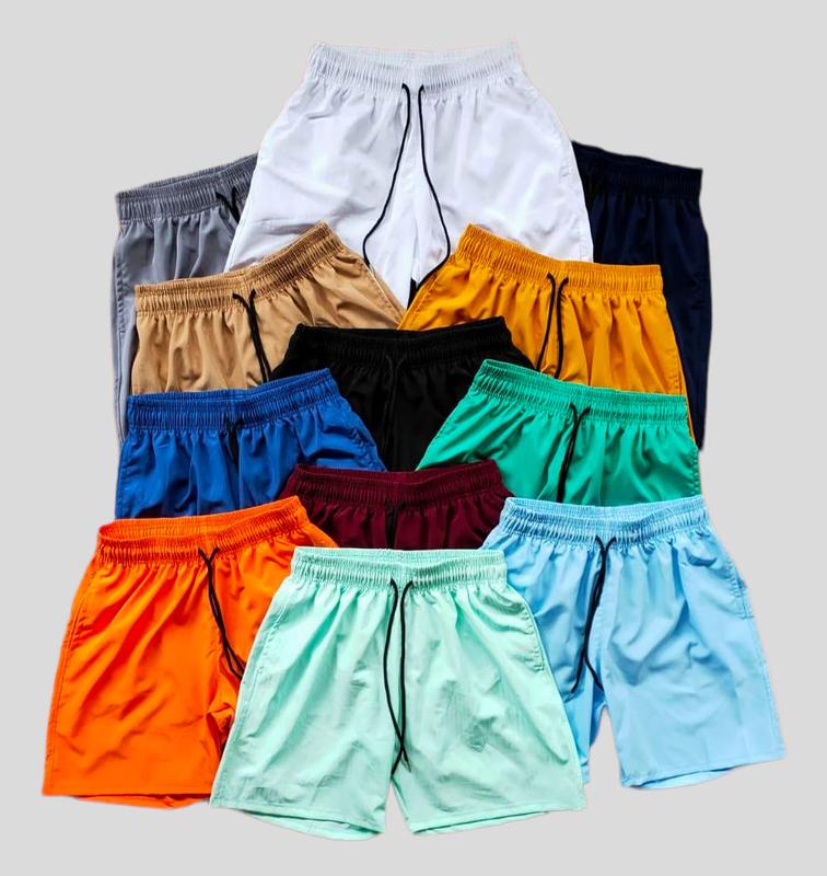 Plain Taslan Short for Men, Free Size, 24-40 Waistline, 22 Inches ...