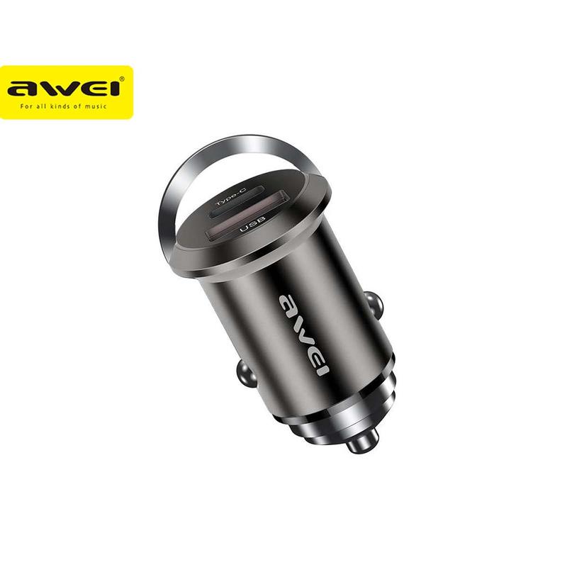 Awei C-708 45W Car Charger Hand-Held Portable Mini Quick Charging ...