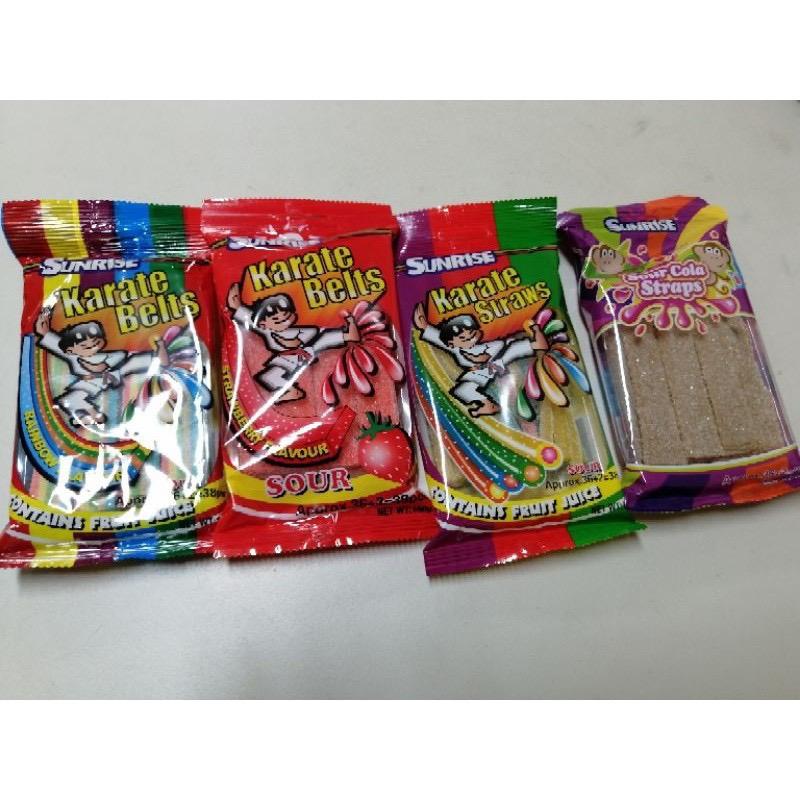 Sunrise Karate Belt Rainbow Strawberry Sour straw cola 38pcs - TikTok ...
