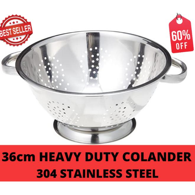 Heavy Duty with Handle Stainless Steel Colander for Spaghetti, - TikTok ...