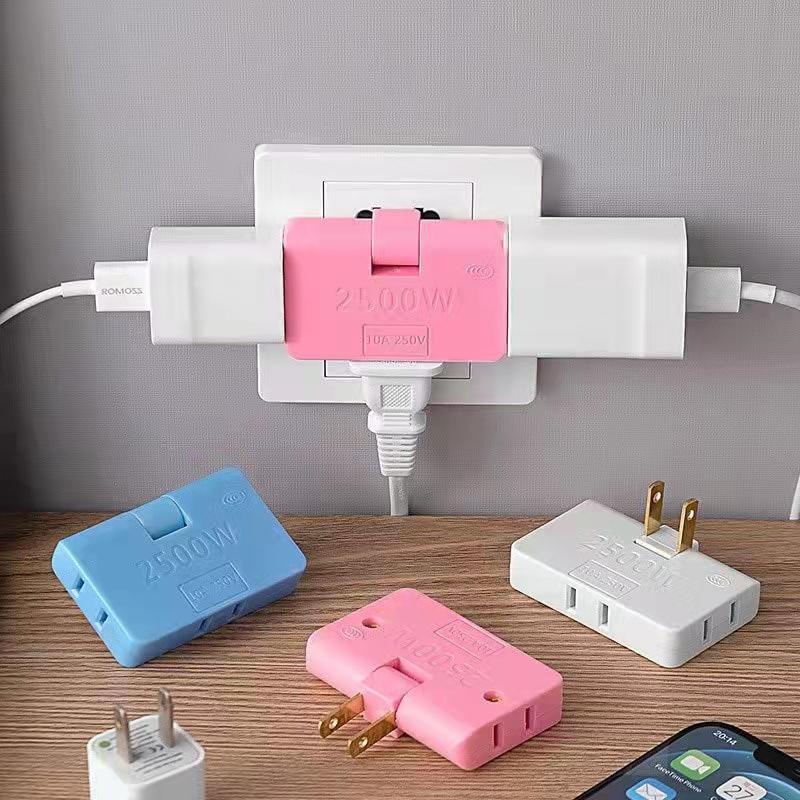 1pc Rotatable Socket Converter 2500W One In Three 180° Degre - TikTok ...