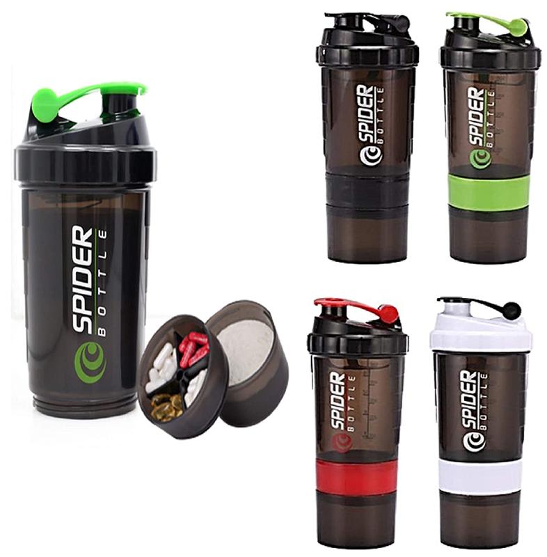 SPIDER PROTEIN SHAKER 3LAYERS 500ML - TikTok Shop Philippines