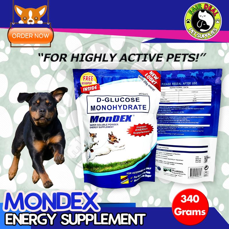 MonDex Energy Supplement Dextrose Powder for Dogs and Cats (NEW ...