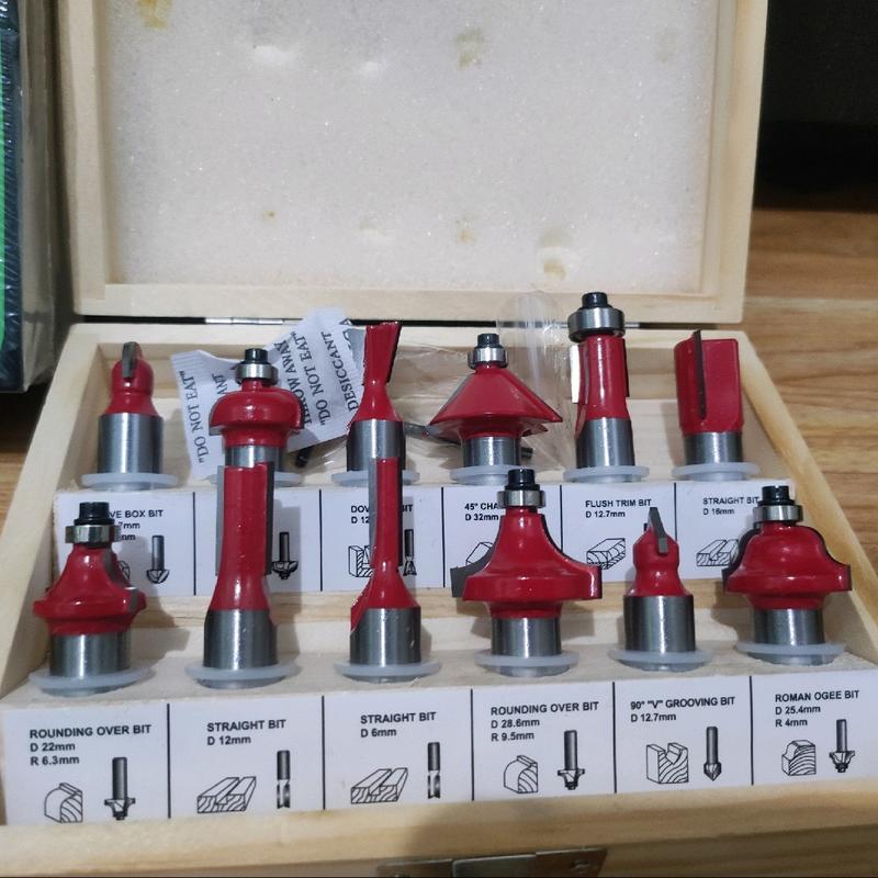 HOYOMA JAPAN ROUTER BIT 12PCS/SET ½ SIZE - TikTok Shop Philippines