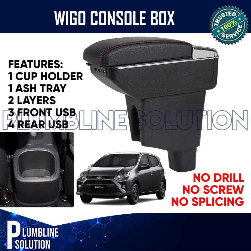 Car Armrest Toyota Wigo 2013 - 2023 Console Box Premium Wigo - TikTok ...