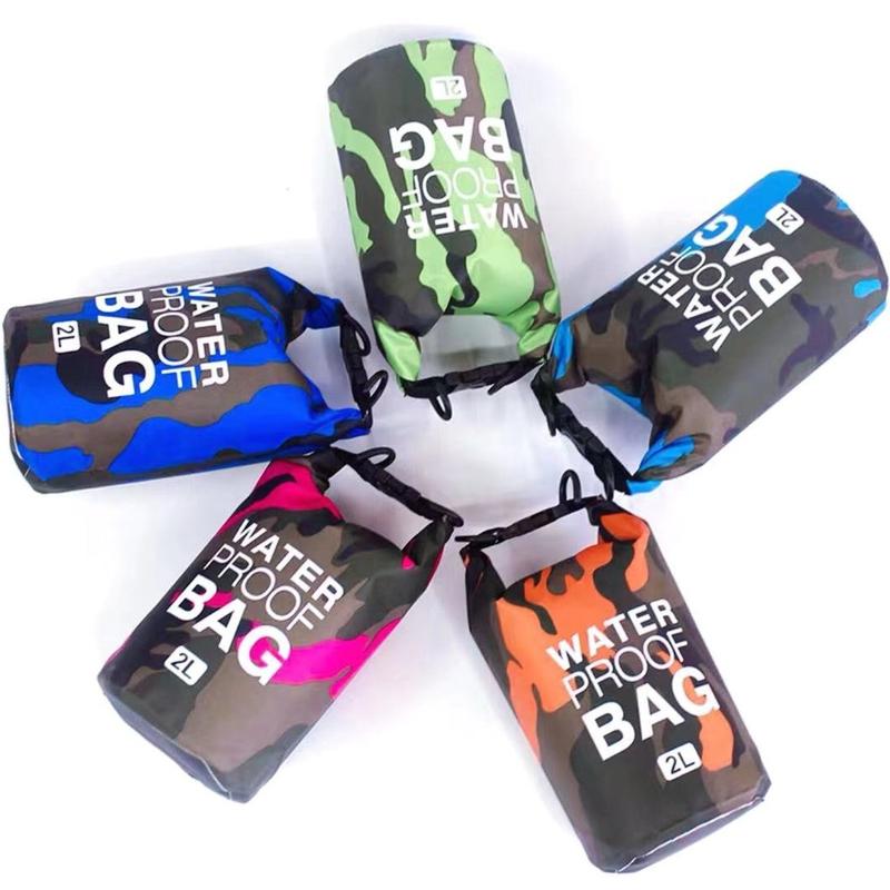 2L Ocean pack Camouflage Dry Bag Waterproof Bucket Bag Sling - TikTok ...