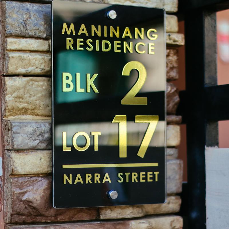House Number (Double Layer) 7x11 Inches Signs - TikTok Shop Philippines