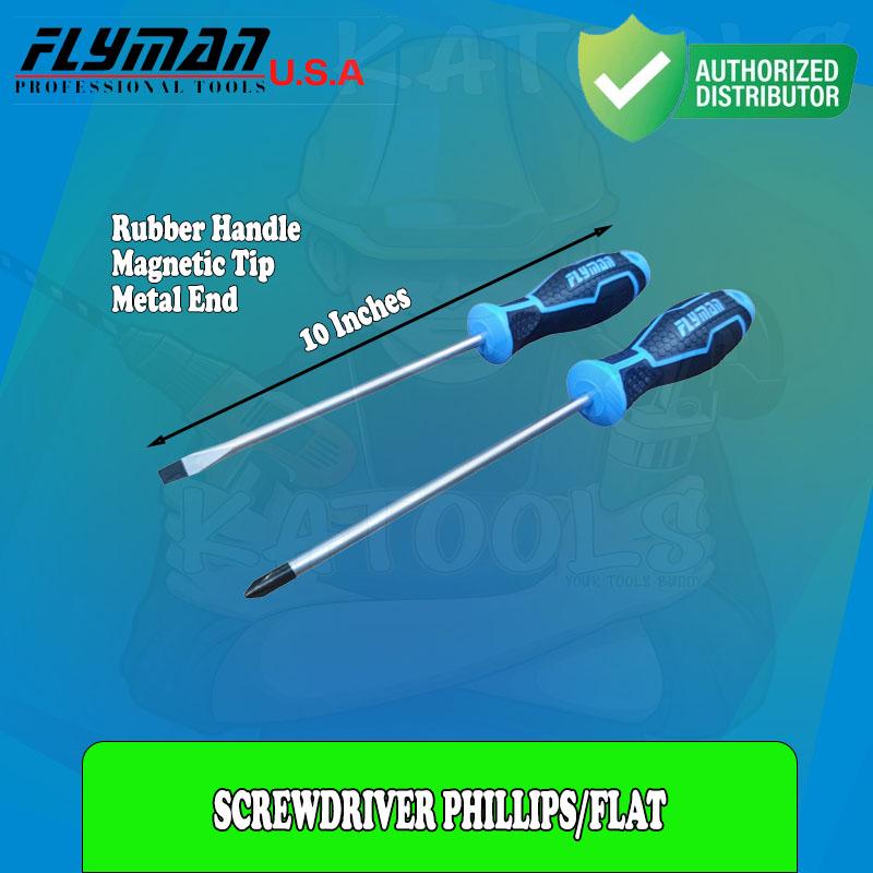 FLYMAN SCREWDRIVER RUBBER PHILLIP AND FLAT (SOLD PER PIECE O - TikTok ...