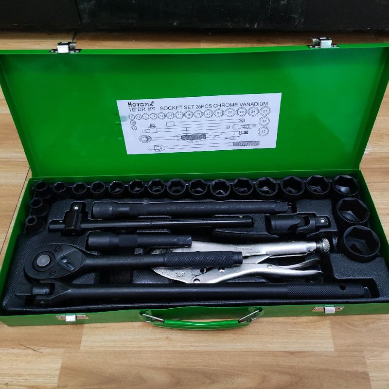 HOYOMA JAPAN SOCKET SET 8-32MM WITH FREE VISE GRIP - TikTok Shop ...