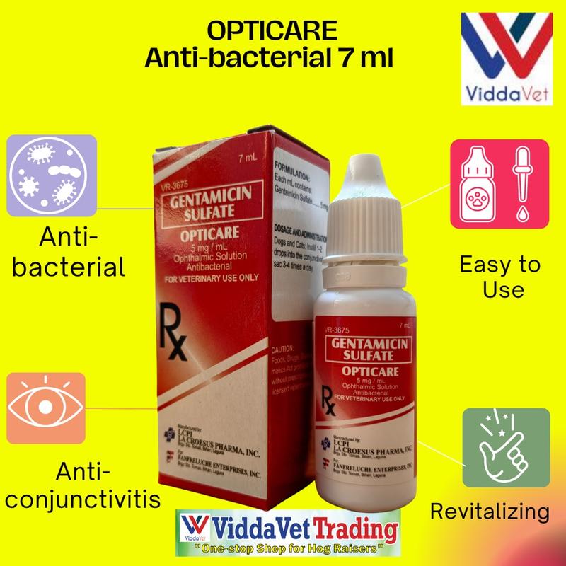 Viddavet Opticare 7 ml solu-tion ey e drops for pets Happy Pets ...
