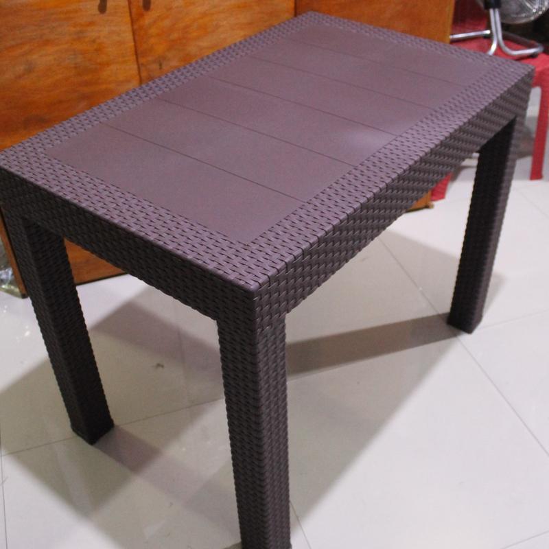 24 x38 inches PLASTIC RATTAN TABLE Dining/Outdoor Use Table - TikTok ...