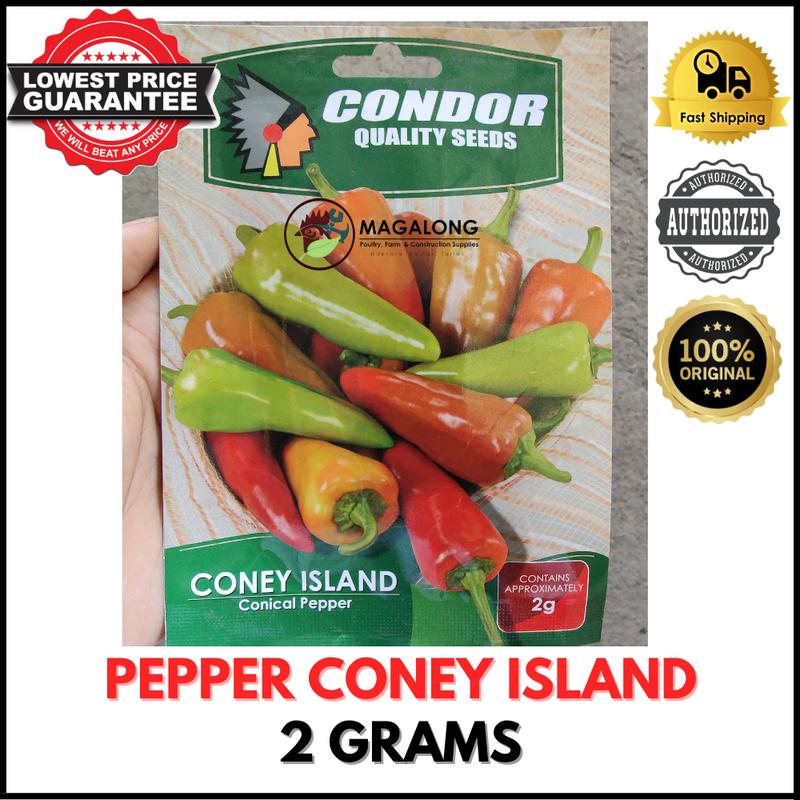 CONDOR SEEDS - CONICAL PEPPER SEEDS - CONEY ISLAND 2 Grams - TikTok ...