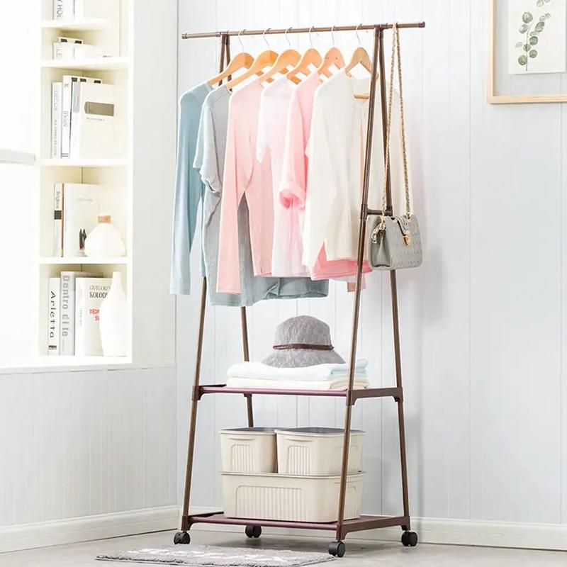 Triangle Coat Rack Clothes hanger Floor Bedroom Multifunctio - TikTok ...