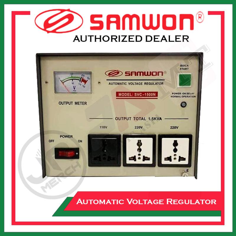 Samwon Automatic Voltage Regulator 1500 watts AVR with Time Delay - TikTok Shop Philippines