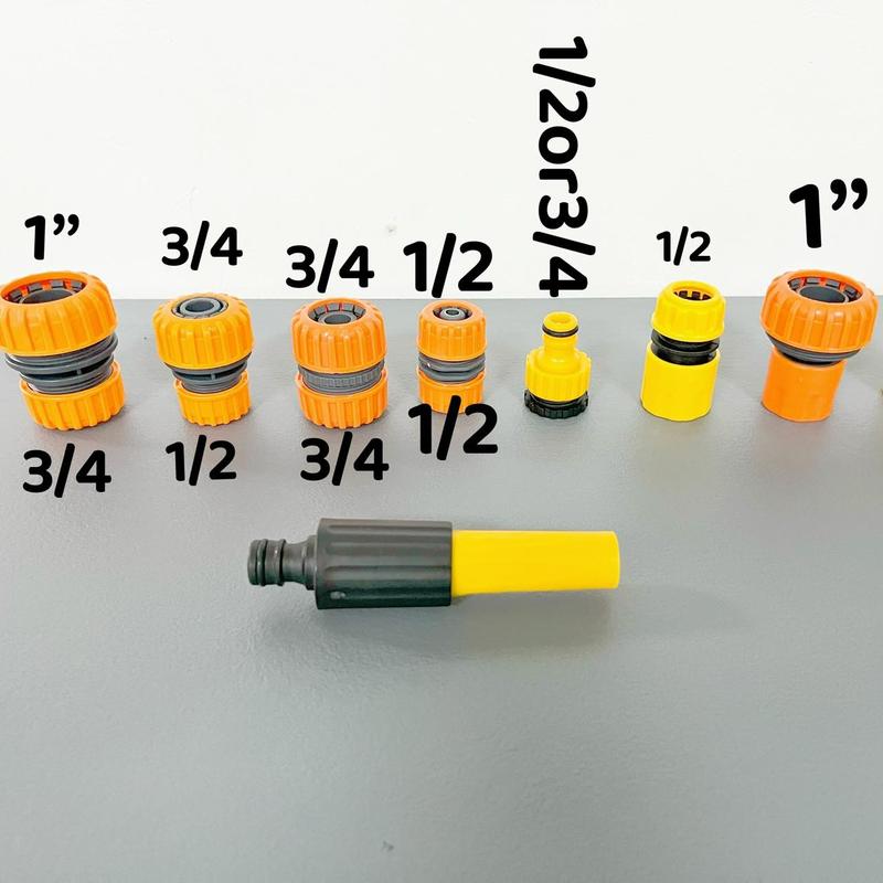 Garden 1/2 " 3/4" 1"，1/2or3/4 Quick Coupling Hose Connector - TikTok ...
