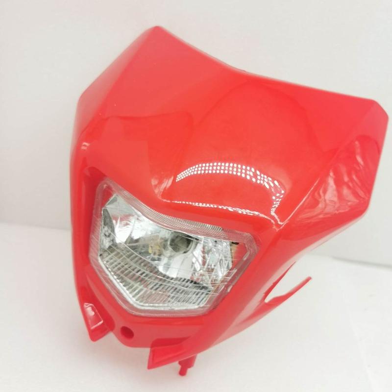 Headlight For Xrm New With Cowling (blk/blue/red) - TikTok Shop Philippines