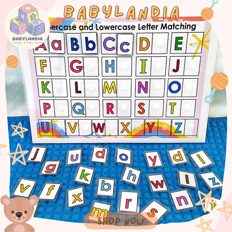 Detachable Laminated Learning Materials - Letter Matching / Removable ...
