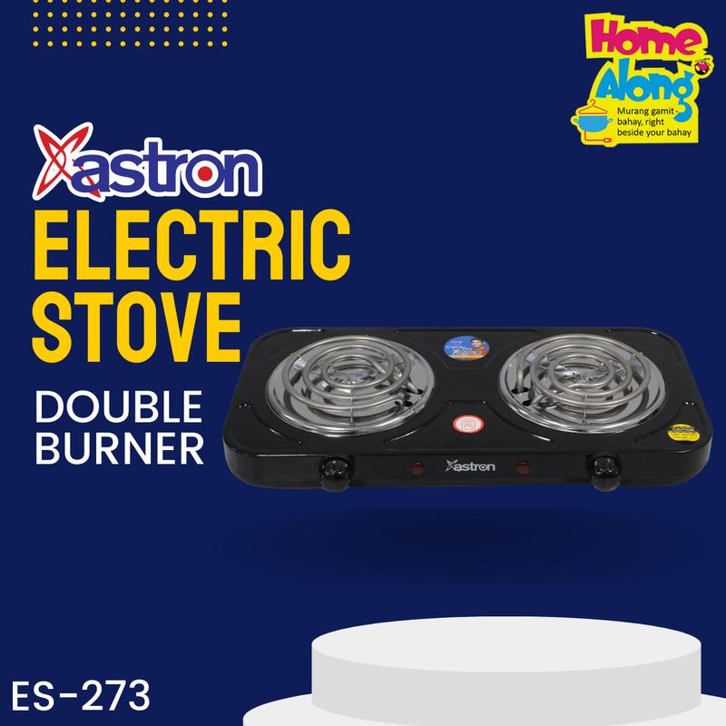 Astron ES-273 Double Burner Portable Electric Stove (Gray) (1000W ...