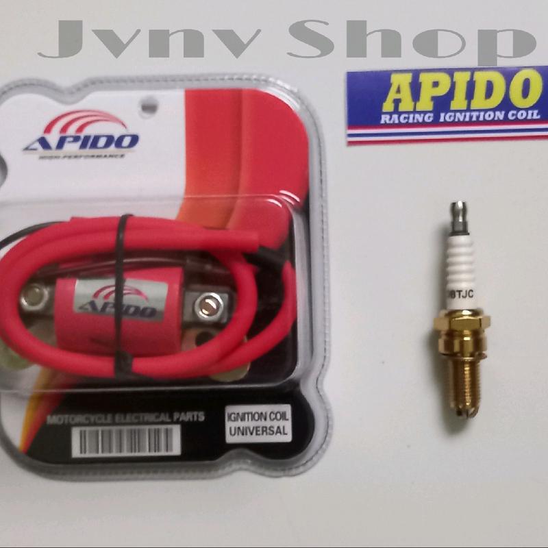 3 electrode sparkplug with original apido racing coil V2(carb - TikTok ...