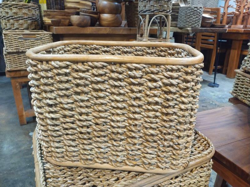 Rattan Organizer Basket (native) With handle - TikTok Shop Philippines