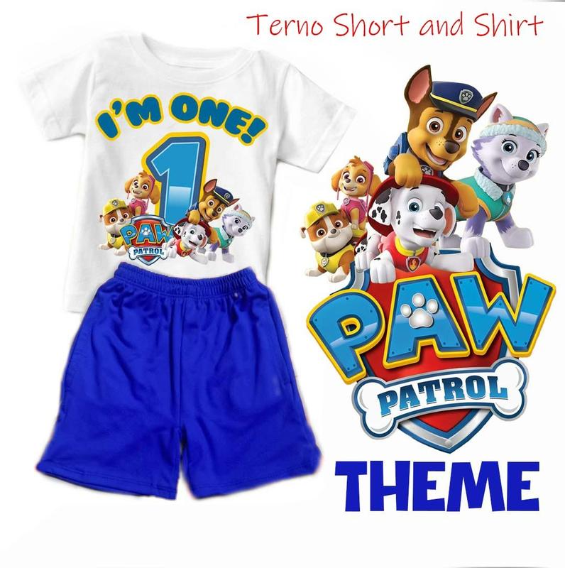 PAW PATROL BIRTHDAY OUTFIT THEME Cartoon Character - TikTok Shop ...