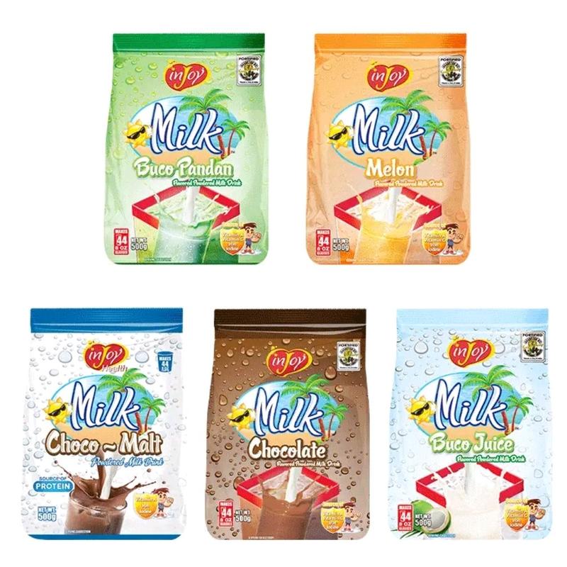 Injoy Milk Palamig Buko Pandan Choco Mango Melon Pineapple Ube - TikTok ...
