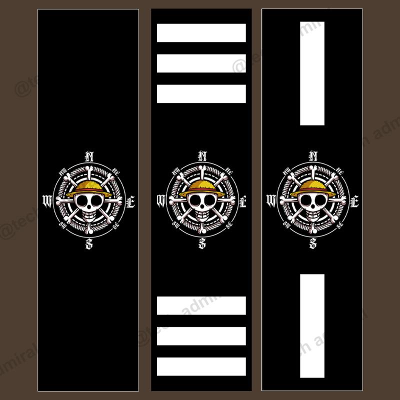 Alloy Top Box Sticker Waterproof One Piece Compass (HOLOGRAPHIC ...