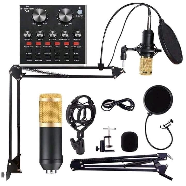 Condenser Set with microphine V8 Audio - TikTok Shop Philippines
