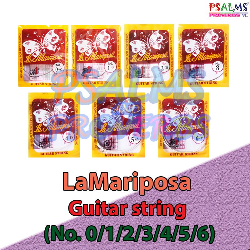MARIPOSA GUITAR STRING (no.0,1,2,3,4,5,6) per piece - TikTok Shop ...