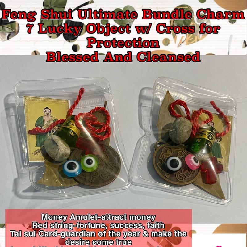 Feng Shui Ultimate Bundle Charm 7 lucky object amulet laurel - TikTok ...