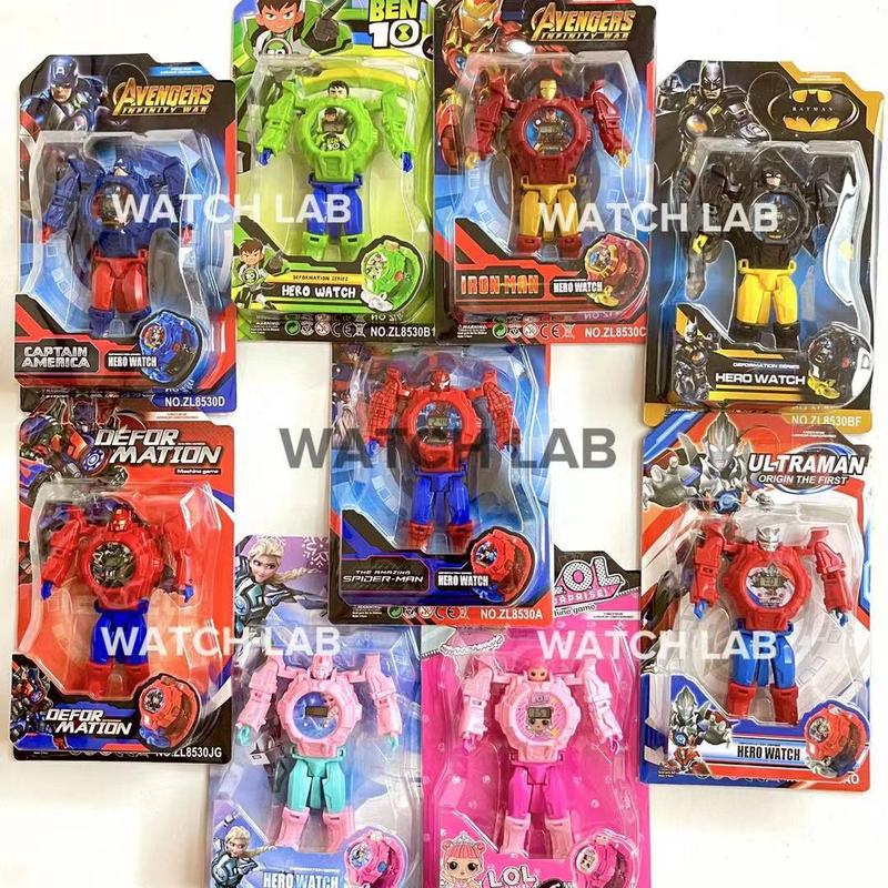 Transforming Robot Watch Toys for Kids Boys Girls Digital Watch ...