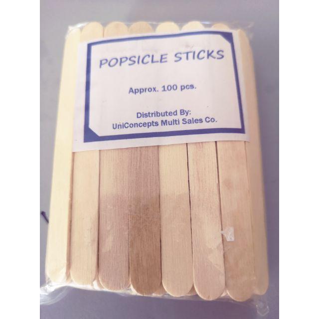 100pcs Regular size Popsicle Sticks Onhand - TikTok Shop Philippines