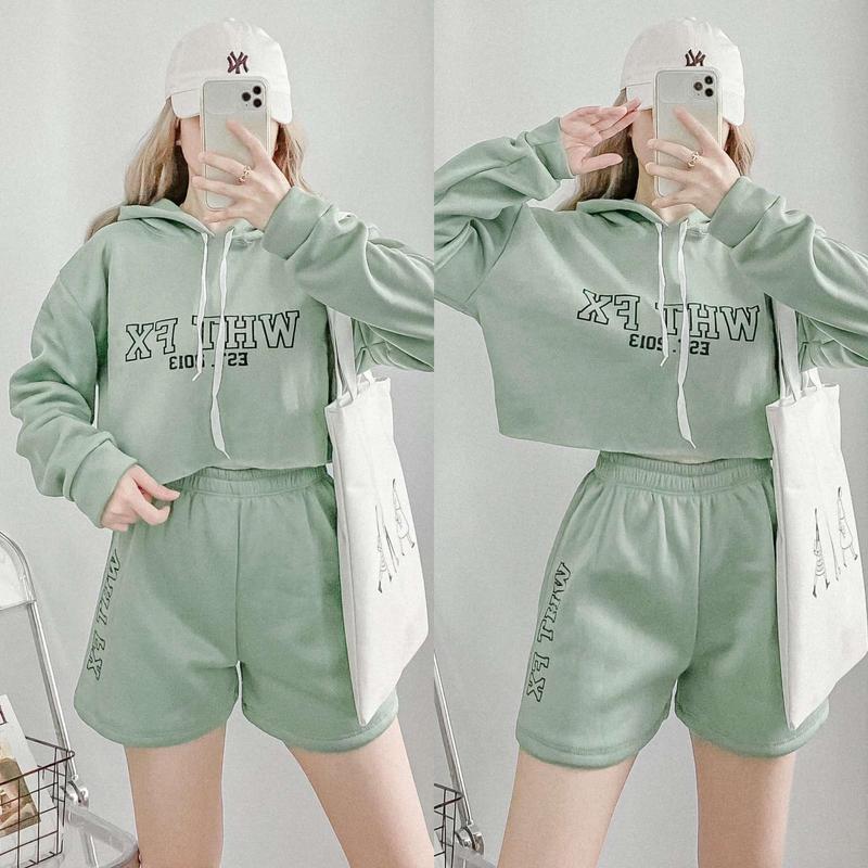 Coords Short With Hoodie can fit up to Semi Large For Petite - TikTok ...