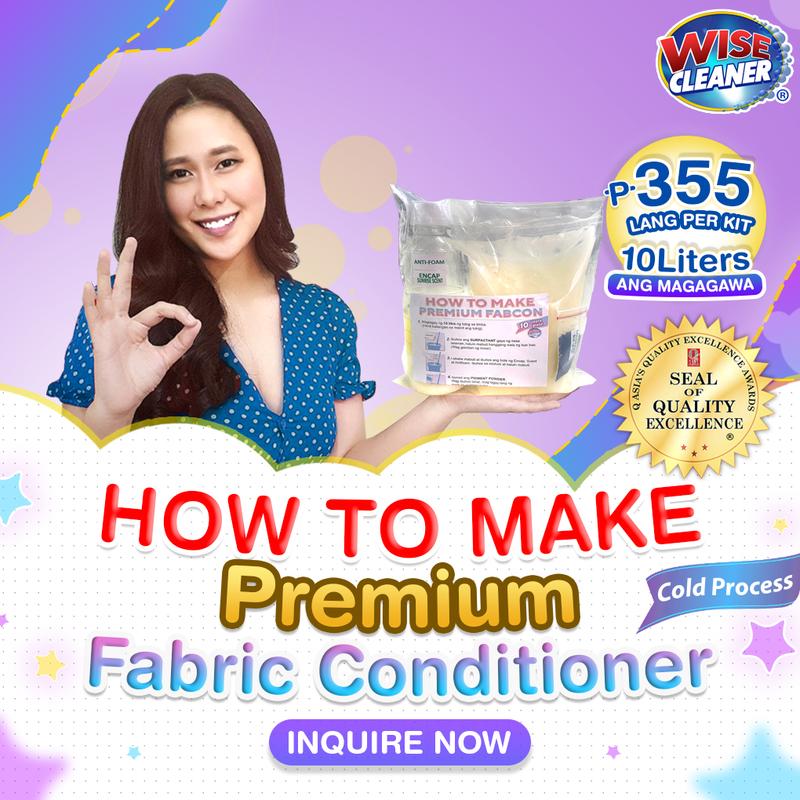 WISE CLEANER DIY PREMIUM FABRIC CONDITIONER KIT - TikTok Shop Philippines