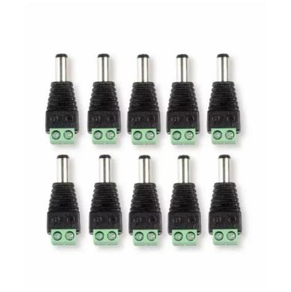 10pcs 12V DC Male Power Balun Plug Connector - TikTok Shop Philippines