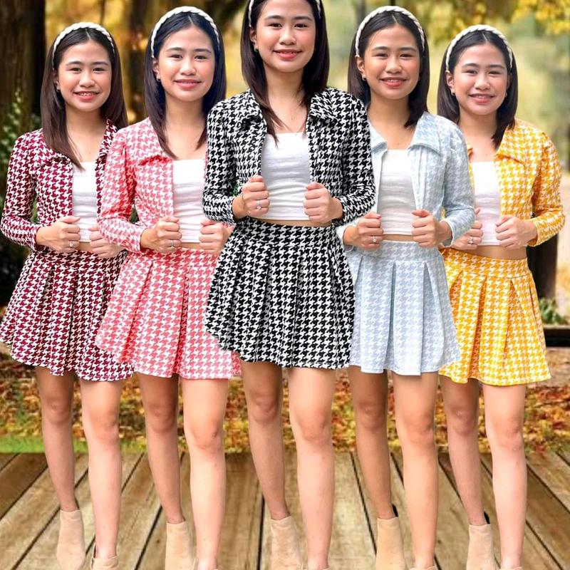 GIRLS PLAID TERNO (INNER NOT INCLUDED) - TikTok Shop Philippines