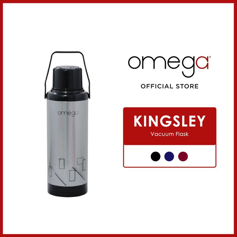 OMEGA KINGSLEY 2.2L BLACK PRINTED METAL VACUUM FLASK IN GIFT - TikTok ...