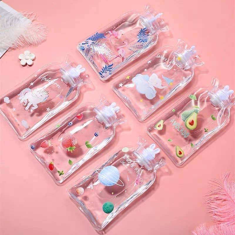 Cartoon Mini Cute Small Water Bag Hot Compress Water-proof Explosion ...
