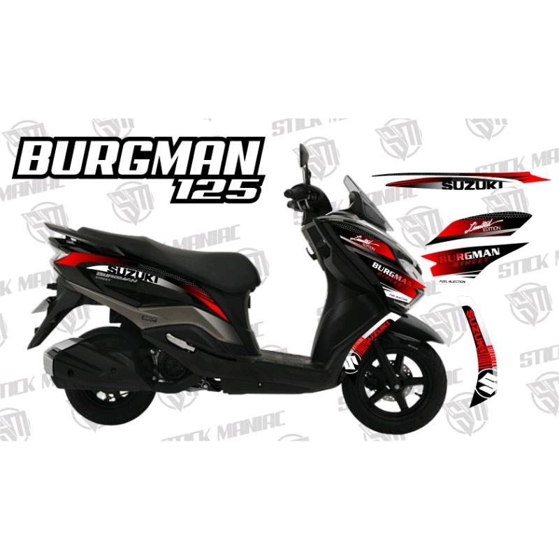 Suzuki burgman 125 decals sticker, Laminated - TikTok Shop Philippines