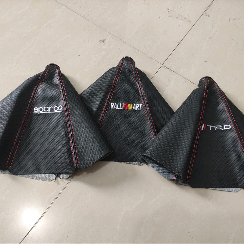 TRD Ralliart Sparco MOMO Carbon Look PVC Synthetic Leather Shifter ...