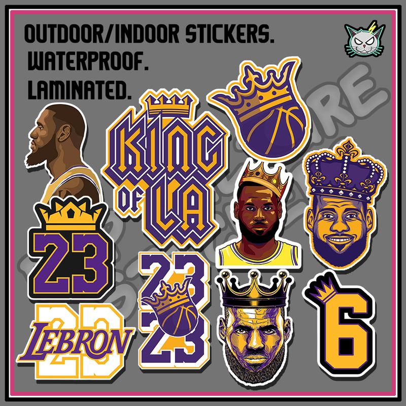 Lebron 'King' James - LBJ Vinyl Stickers- (Motor/CarStickers - TikTok ...