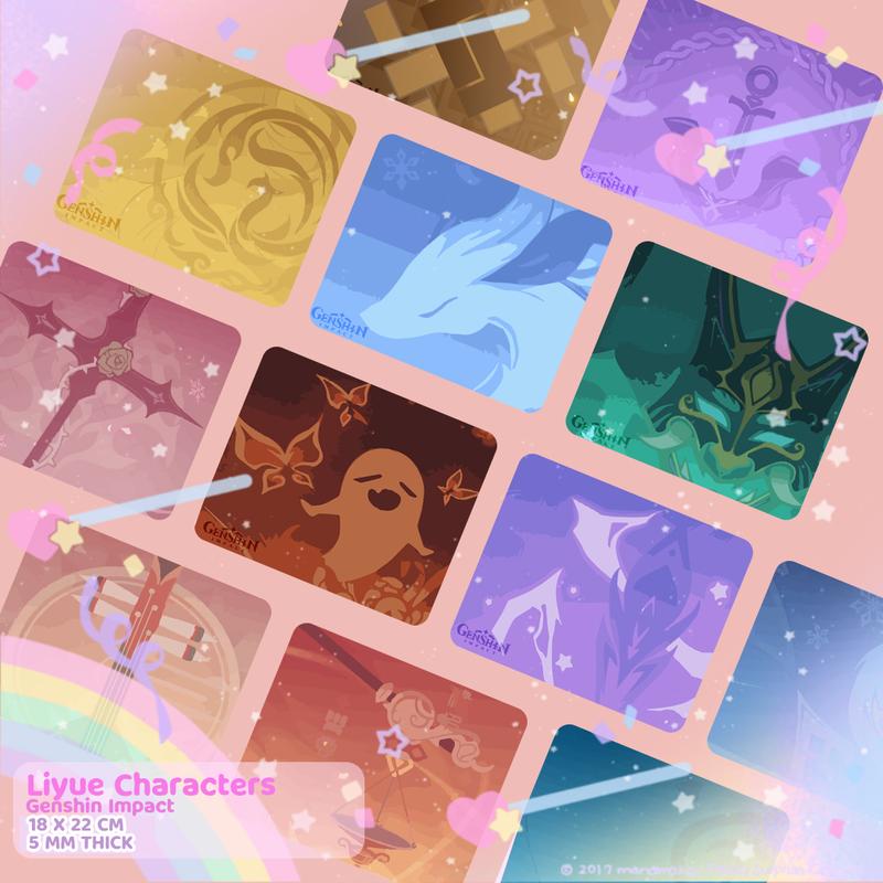 Liyue | Genshin Impact Character Name Cards | Mouse Pad - TikTok Shop ...