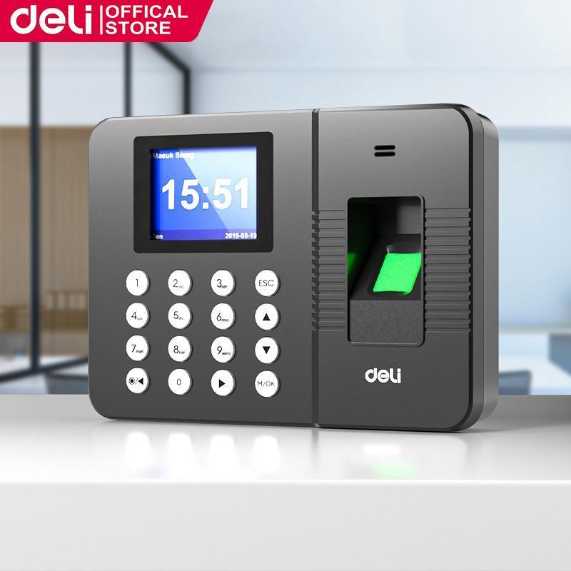 Deli Fingerprint Attendance Machine Fingerprint Recognition 2.4'TFT ...