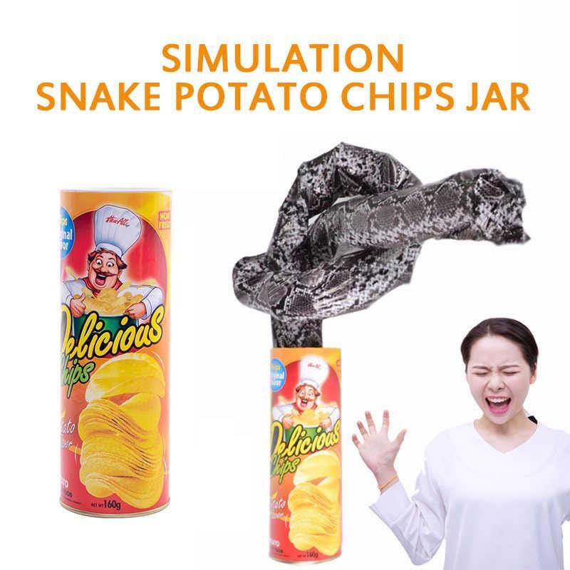 Potato Chip Snake Prank Props Shocking Kids for Halloween April ...