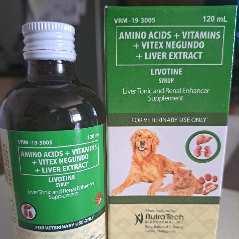 Livotine Syrup For Pets liver Tonic Renal Enhancer 120ml - TikTok Shop ...