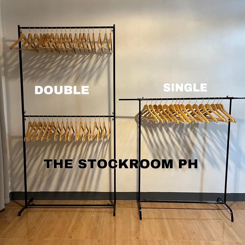 CLOTH RACK SINGLE DOUBLE SAMPAYAN BAKAL LAUNDRY DRYING RACK - TikTok ...