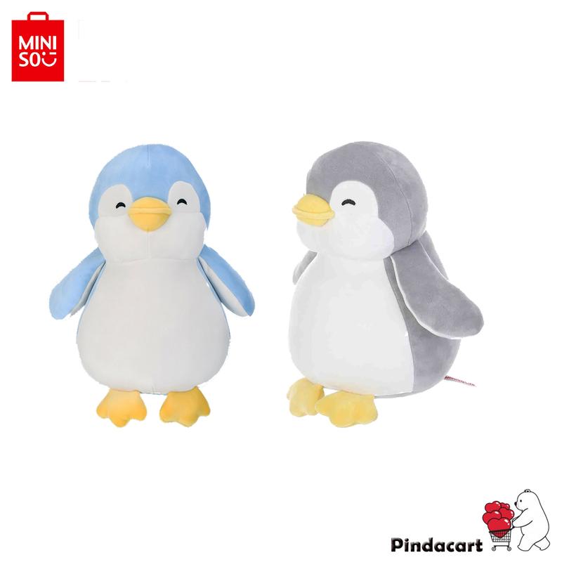 Miniso PENGUIN PLUSH TOY Blue/Grey- 28cm - TikTok Shop Philippines