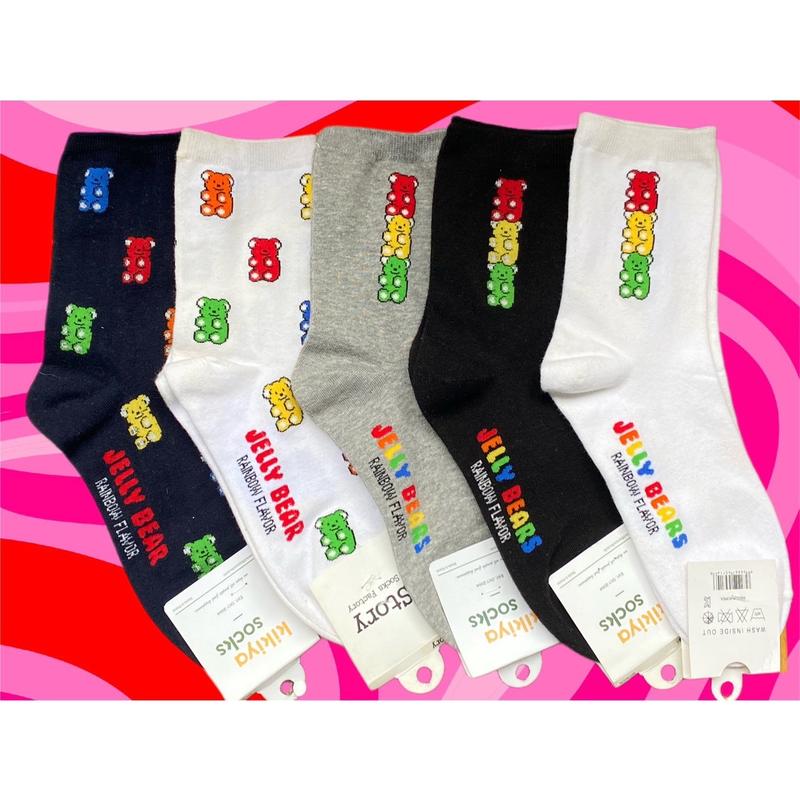 Korean Socks • Jelly Bear Iconic Socks - TikTok Shop Philippines