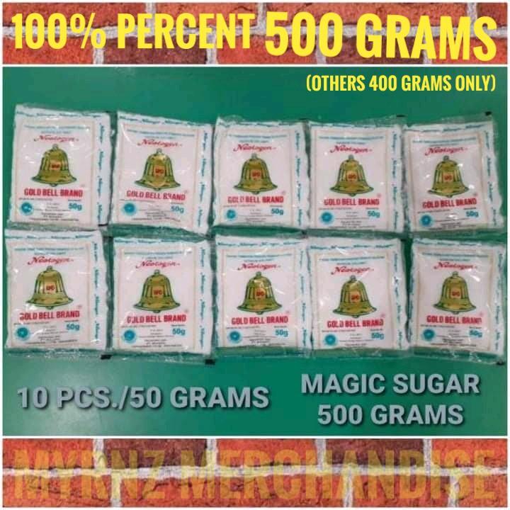 MAGIC SUGAR | 500 GRAMS | (10 PCS. X 50 GRAMS) - TikTok Shop Philippines