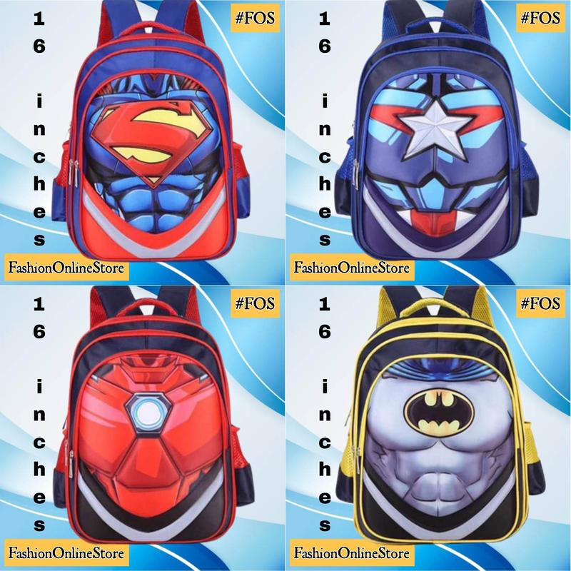 FOS 16 inch BEST SELLER Kids Backpack Cartoon Character Cute - TikTok ...